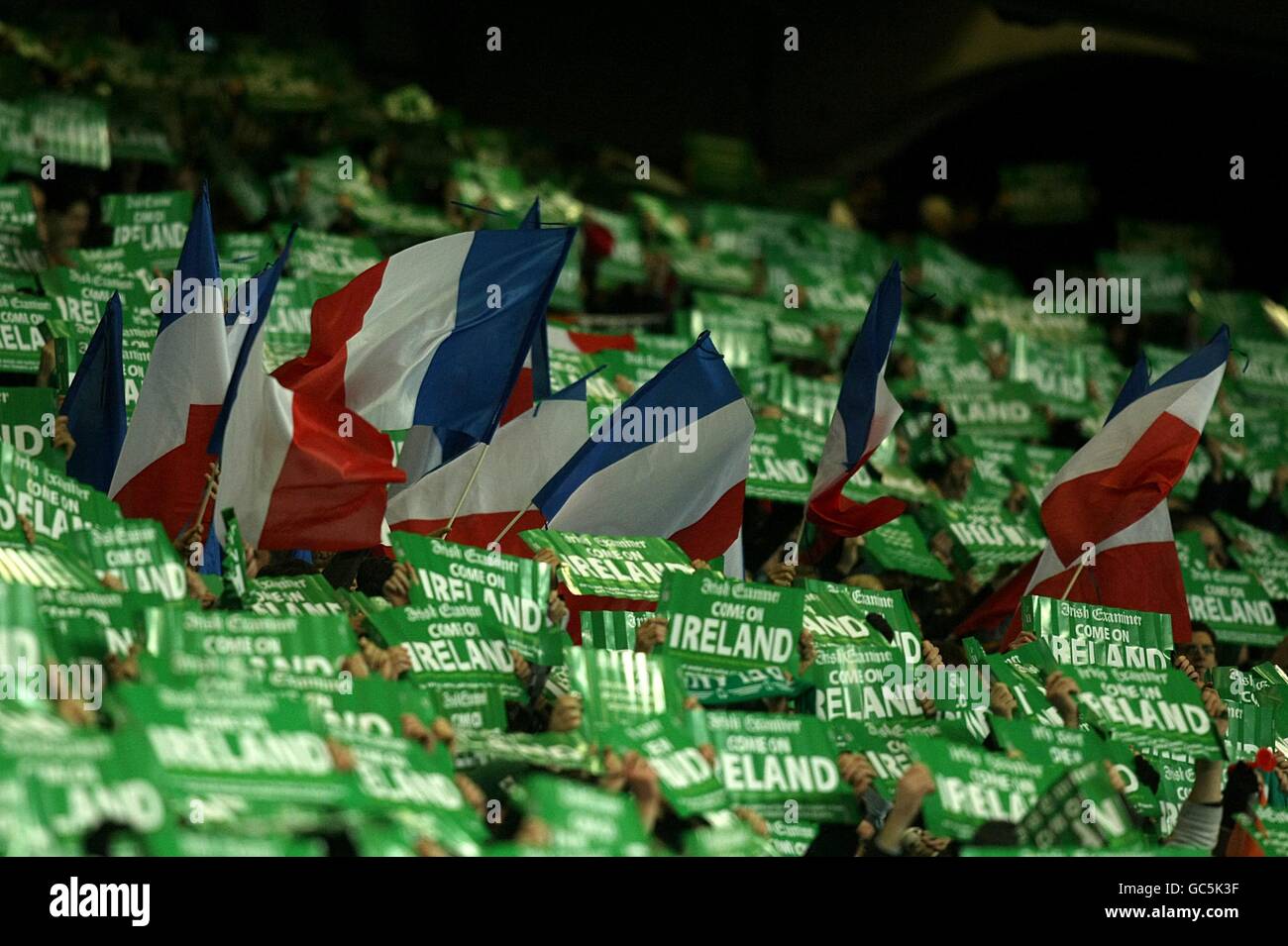 Football general view gv flags banners hi-res stock photography and ...