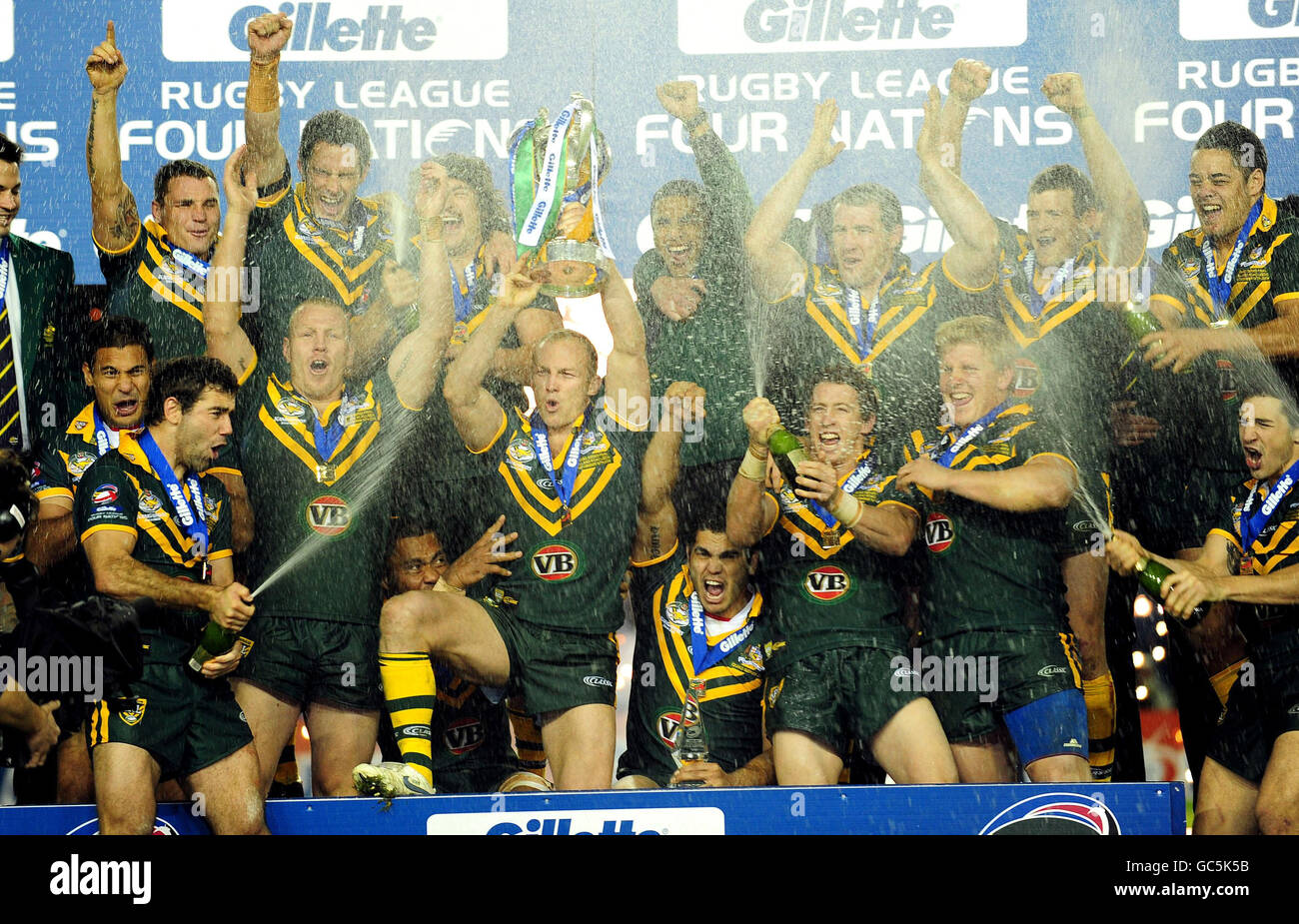 Australia celebrate victory gillette four nations final elland road hi ...