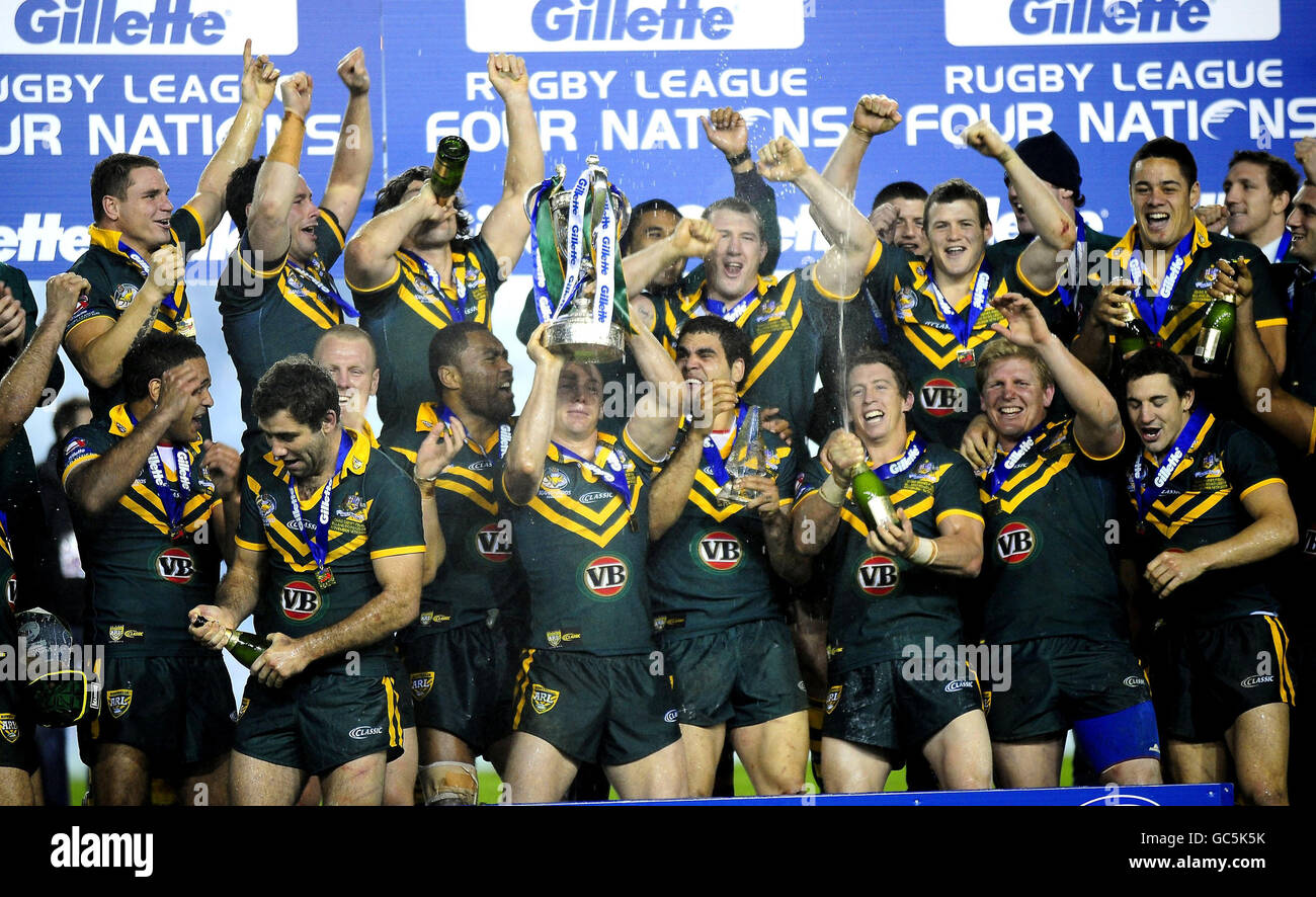 Australia celebrate victory gillette four nations final elland road hi ...