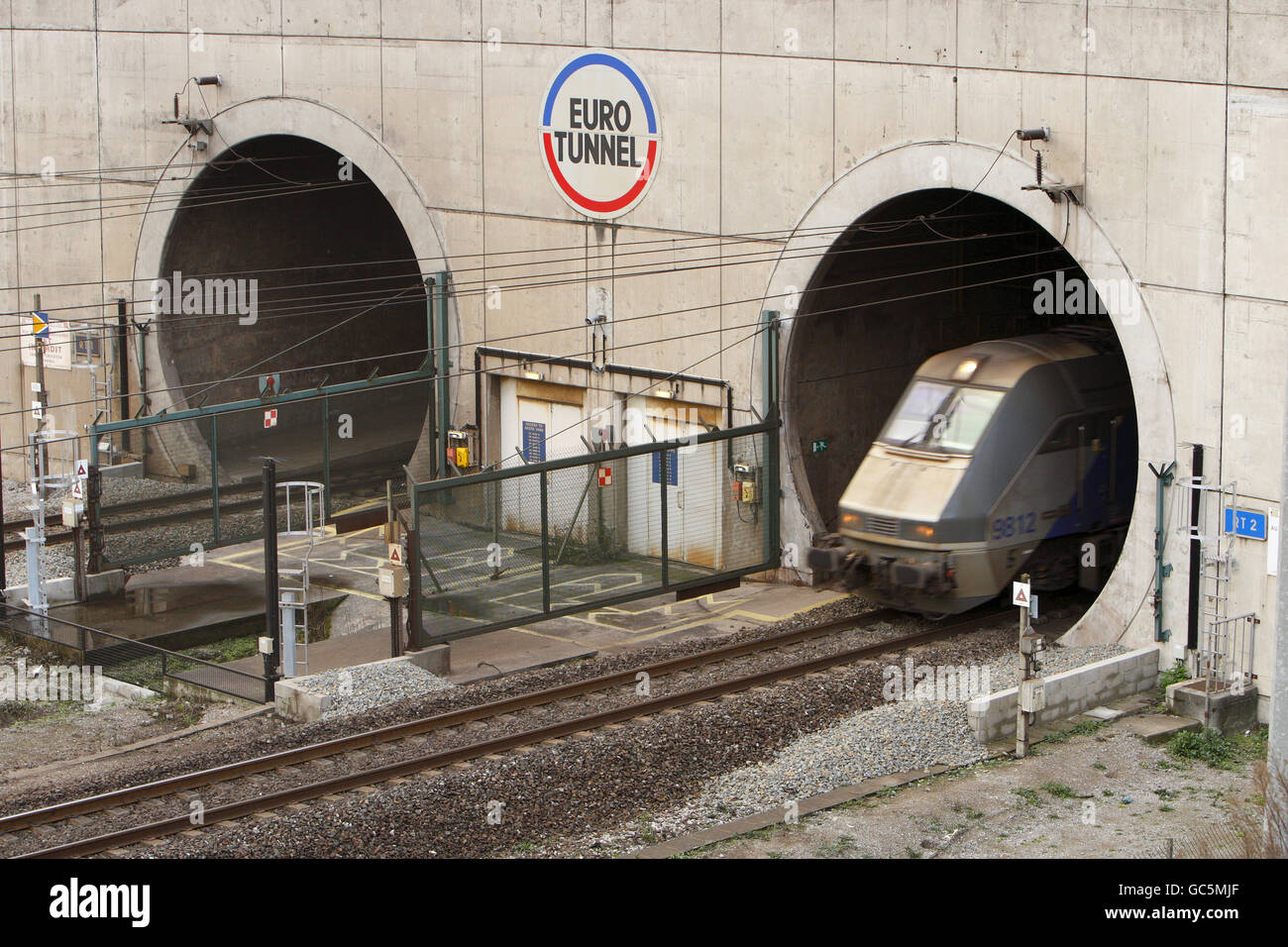 Euro Tunnel - France Stock Photo - Alamy