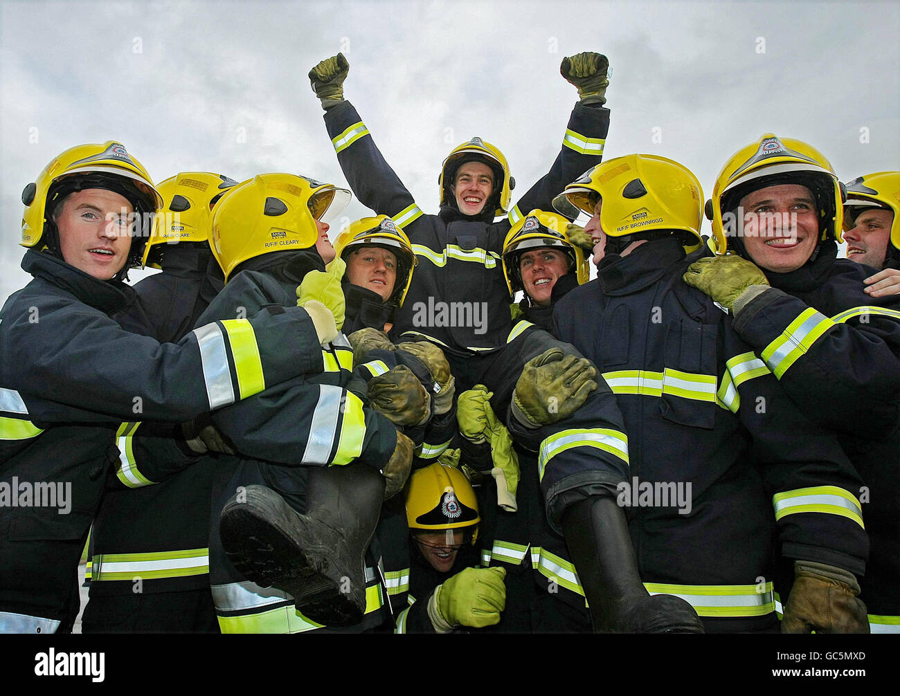 Dublin Fire Brigade graduation Stock Photo - Alamy