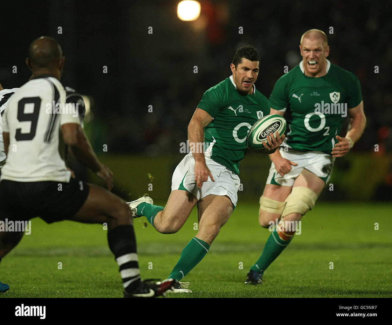 Rugby Union - Guinness Series 2009 - Ireland v Fiji - RDS Stock Photo ...