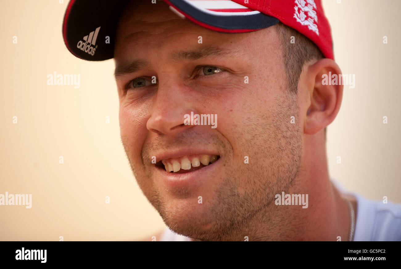 England's Jonathan Trott during a press conference at the team hotel in ...