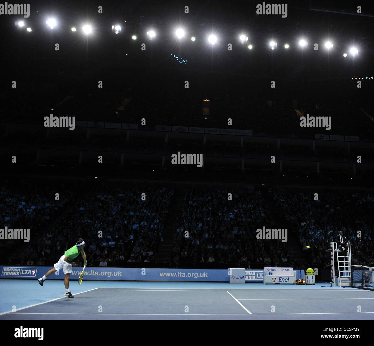Tennis serve gv general view hi-res stock photography and images - Alamy