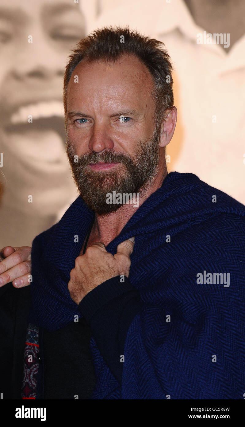 Sting at the launch of new book hi-res stock photography and images - Alamy