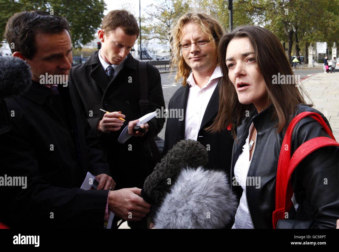 Jenny Paton from Poole in Dorset pictured with her partner Tim Joyce ...