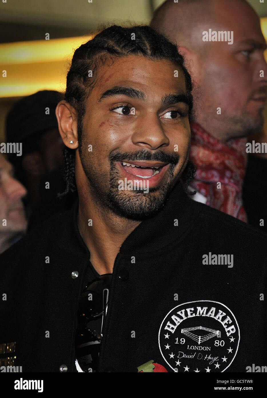 David haye arrival hi-res stock photography and images - Alamy