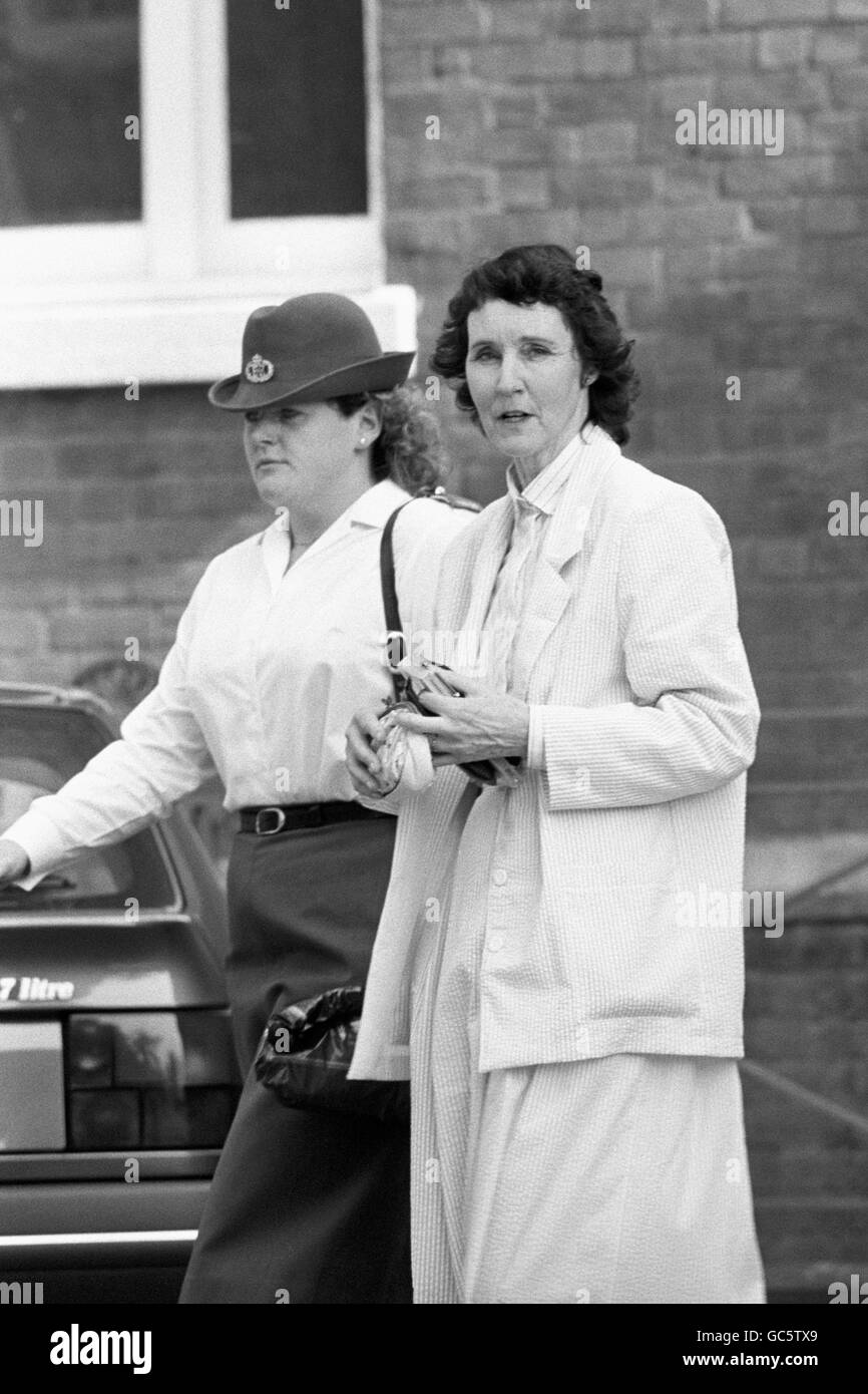 BARONESS SUSAN DE STEMPEL ARRIVES AT WORCESTER CROWN COURT. SHE DENIES ...
