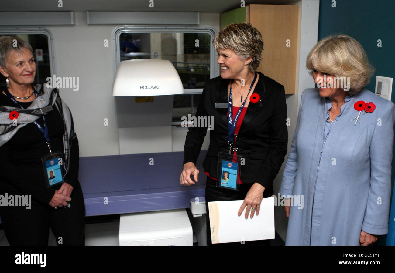 The Duchess of Cornwall meets Dr. Heather McKay (centre) and patient ...