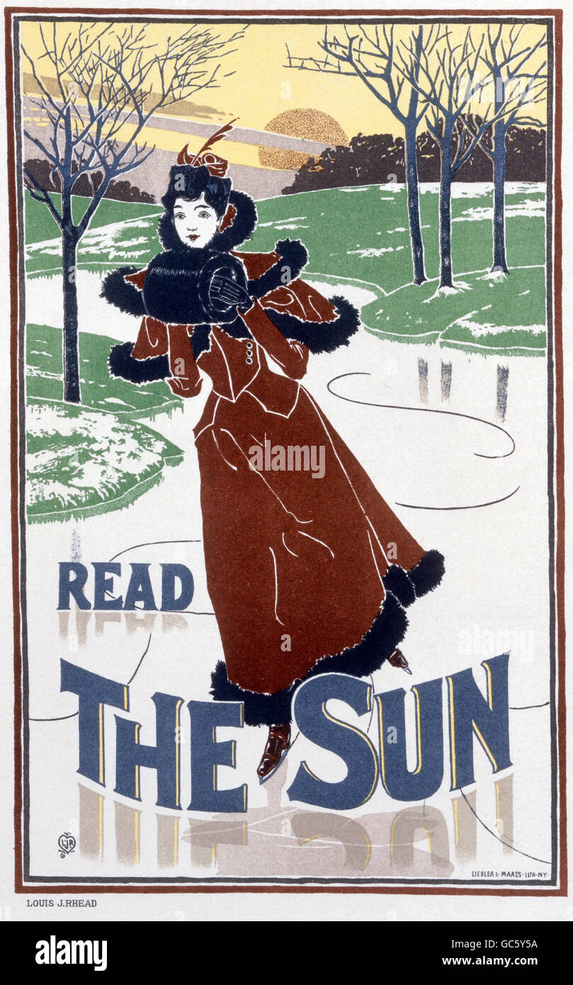 1890s poster art hi-res stock photography and images - Alamy