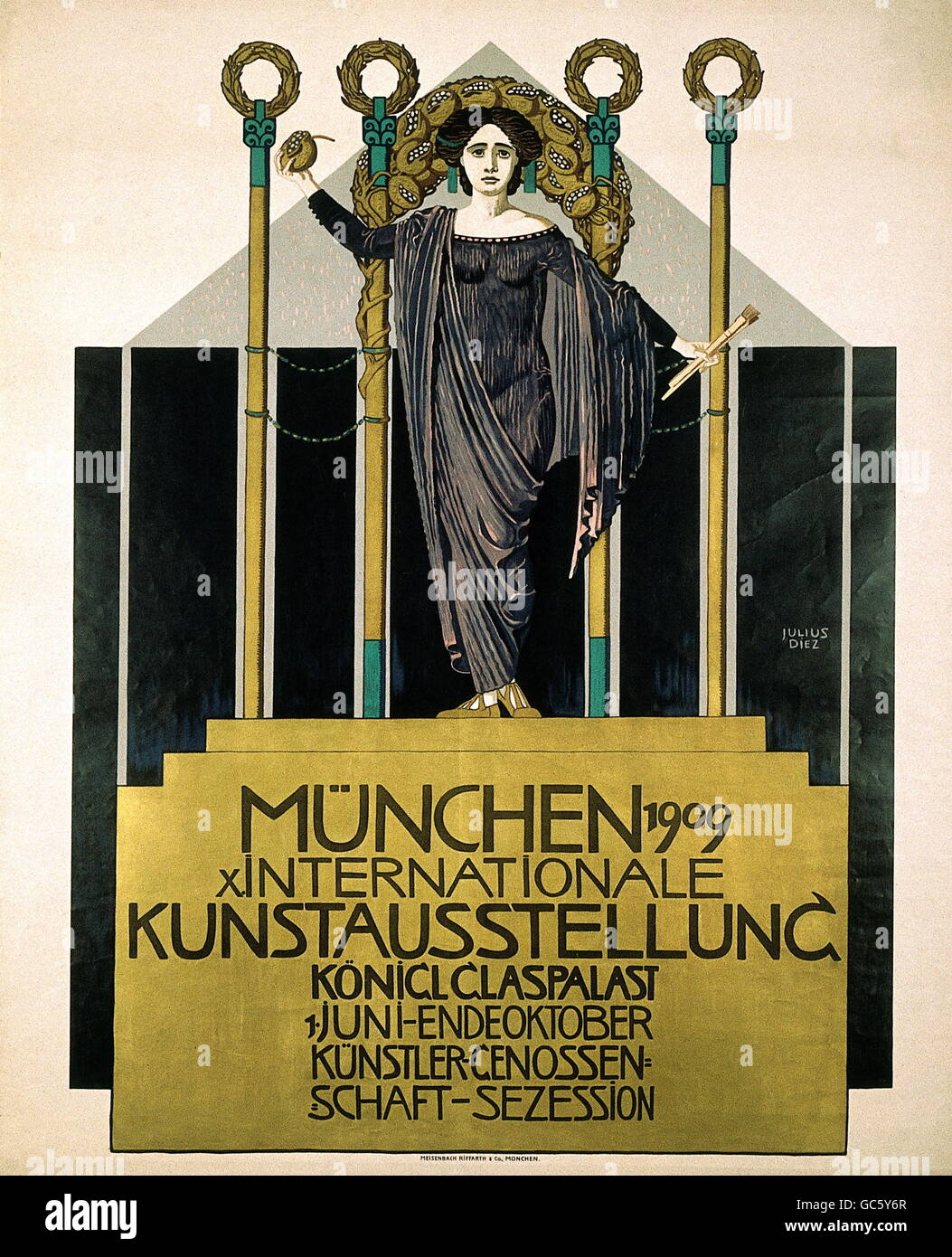 exhibitions, fine arts, poster, advertisement, "International Art ...