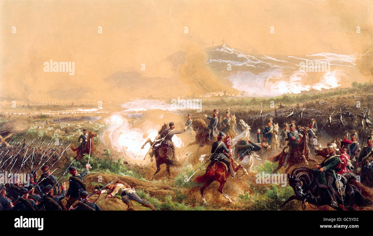 Christian sell austro prussian war 1866 hi-res stock photography and ...