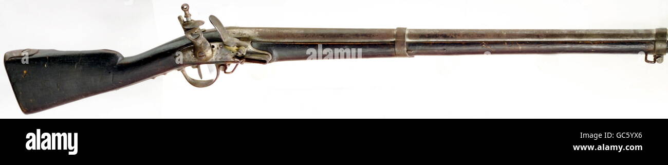 weapons, firearms, rifles, flintlock rifle, French infantry rifle ...