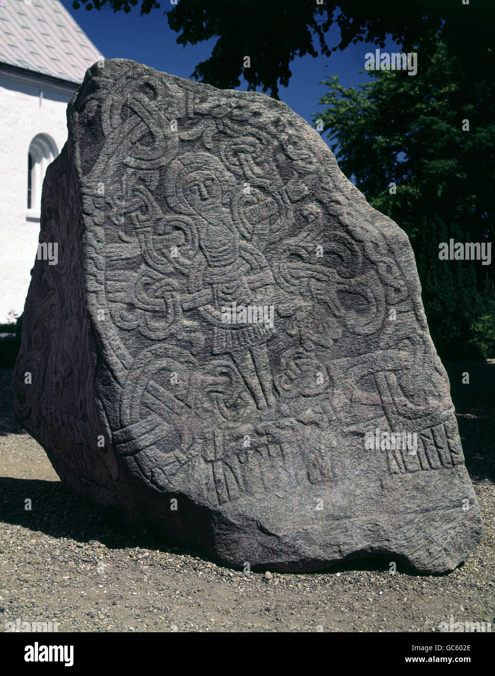 Jelling rune stone stones hi-res stock photography and images - Alamy