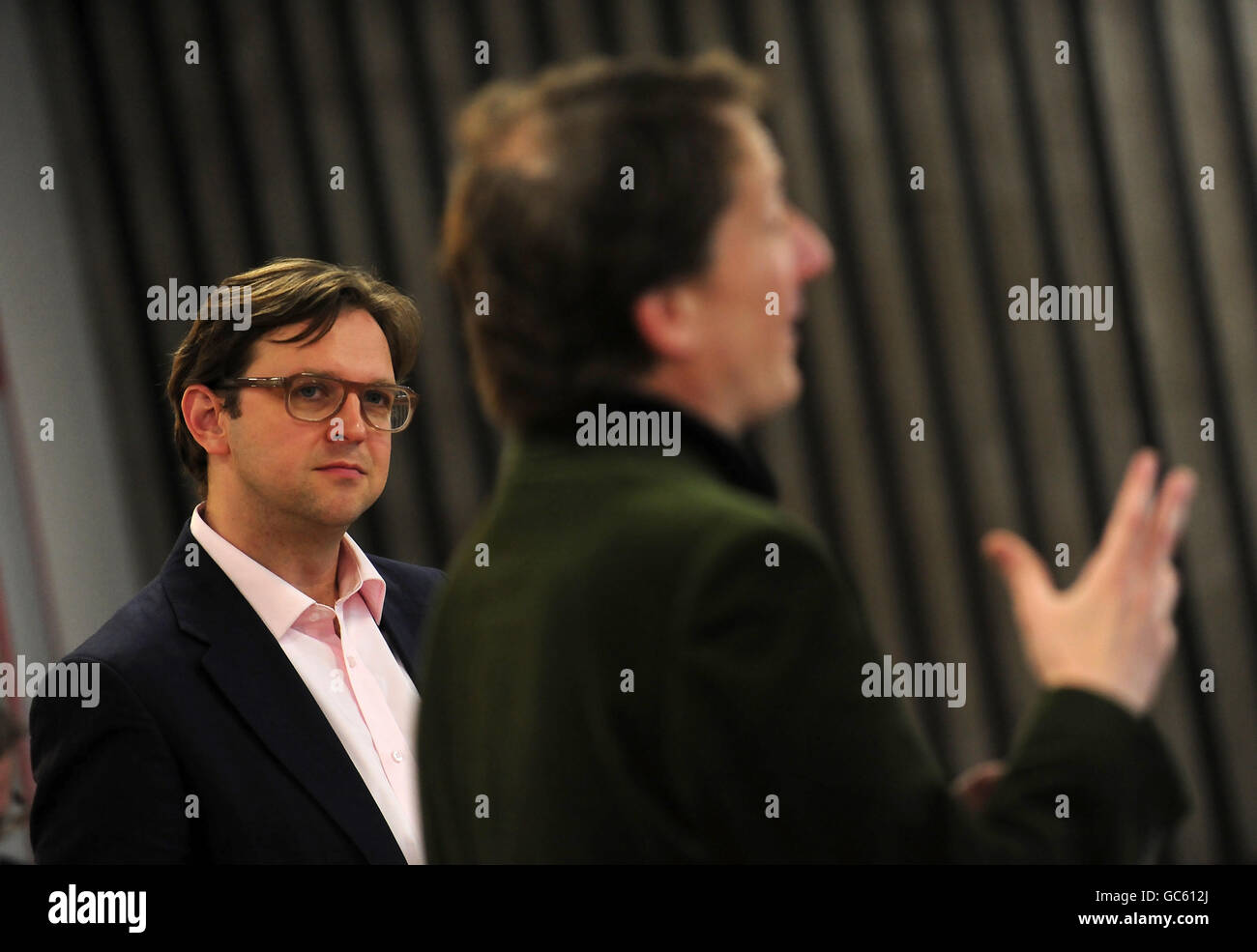 Nottingham Contemporary director Alex Farquharson (left) and architect ...
