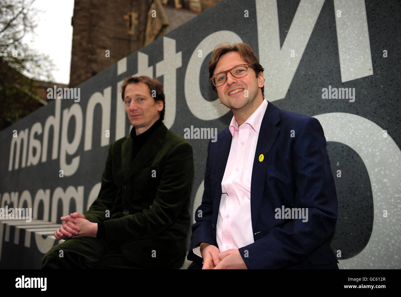 Nottingham Contemporary director Alex Farquharson (right) and architect ...