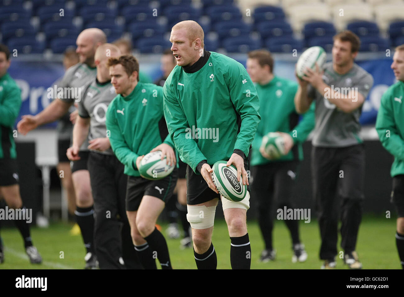Paul connell during training session at the rds grounds hi-res stock ...