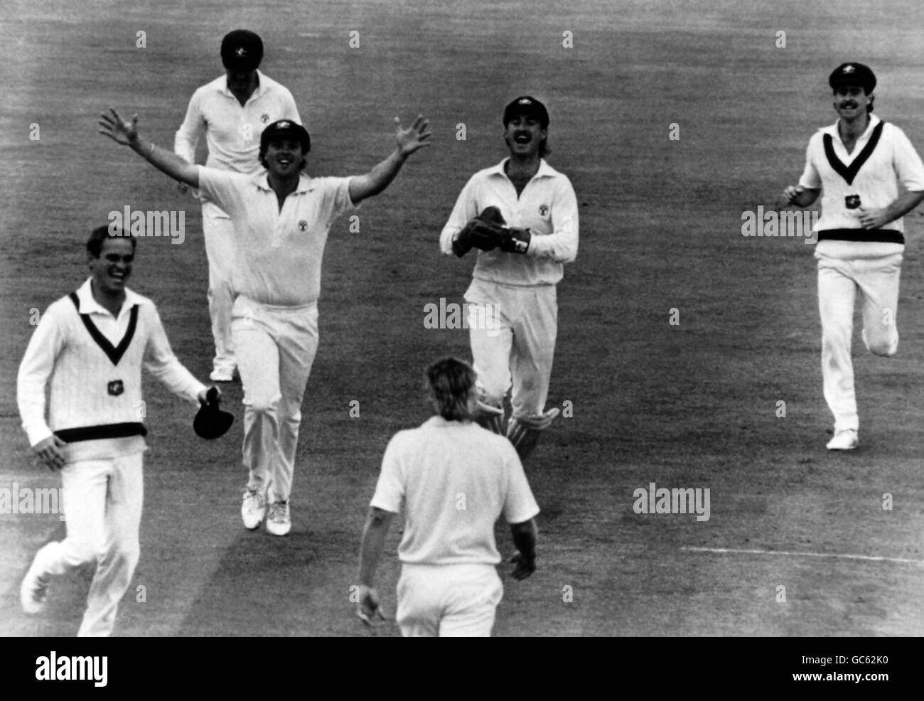 Jeff thomson cricket Black and White Stock Photos & Images - Alamy
