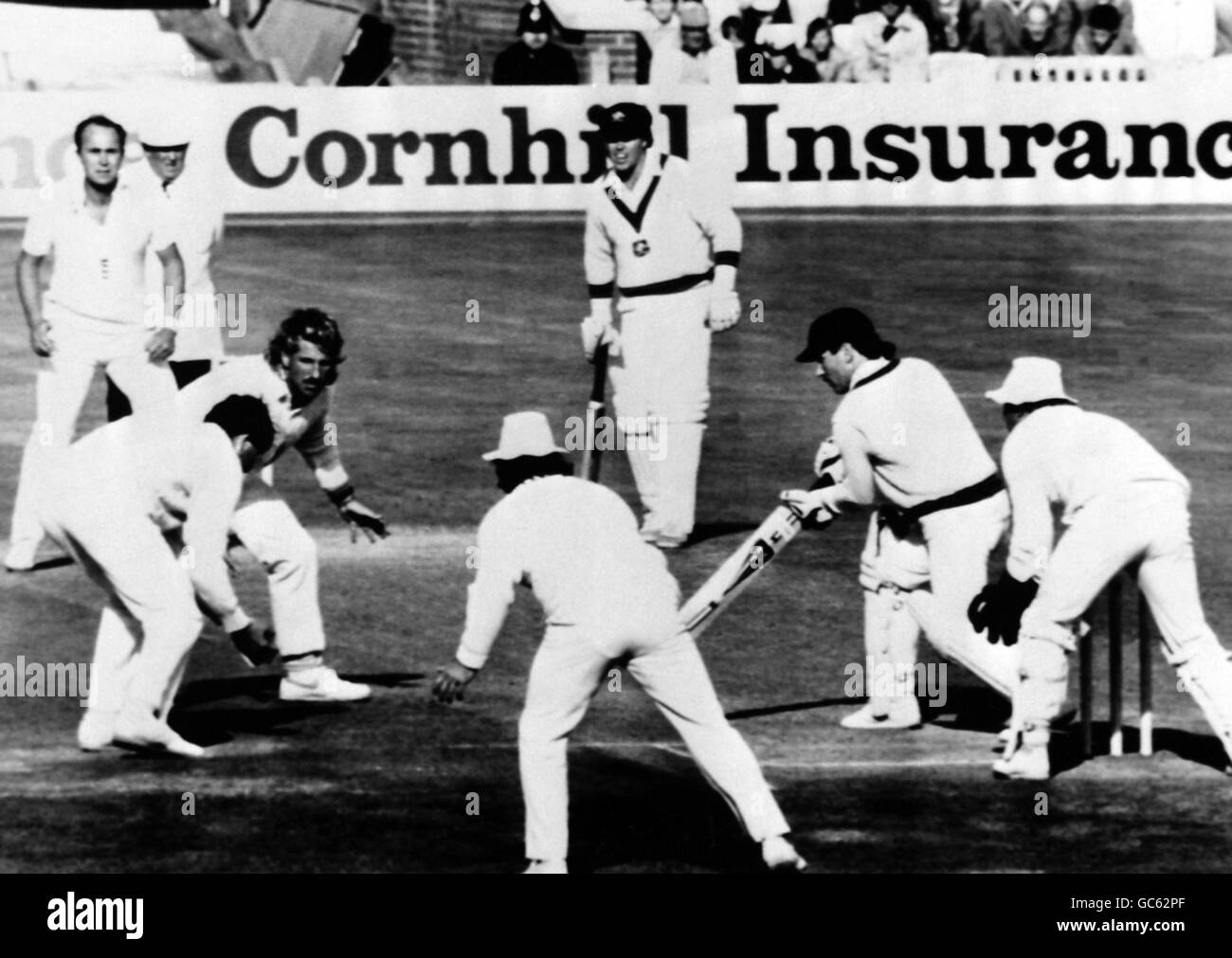 Old trafford cricket view Black and White Stock Photos & Images - Alamy