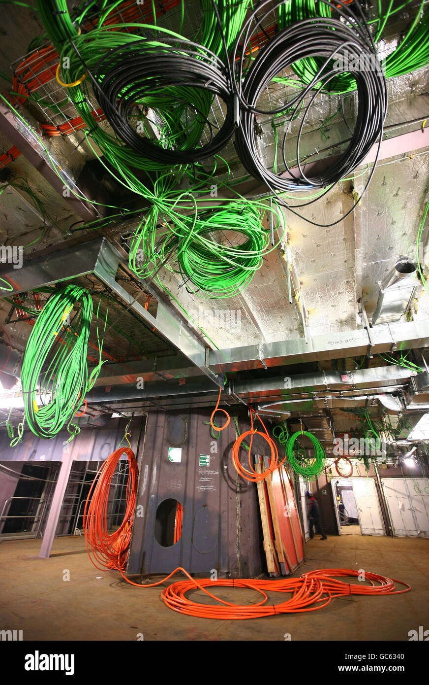 Queen Elizabeth float out ceremony Stock Photo - Alamy