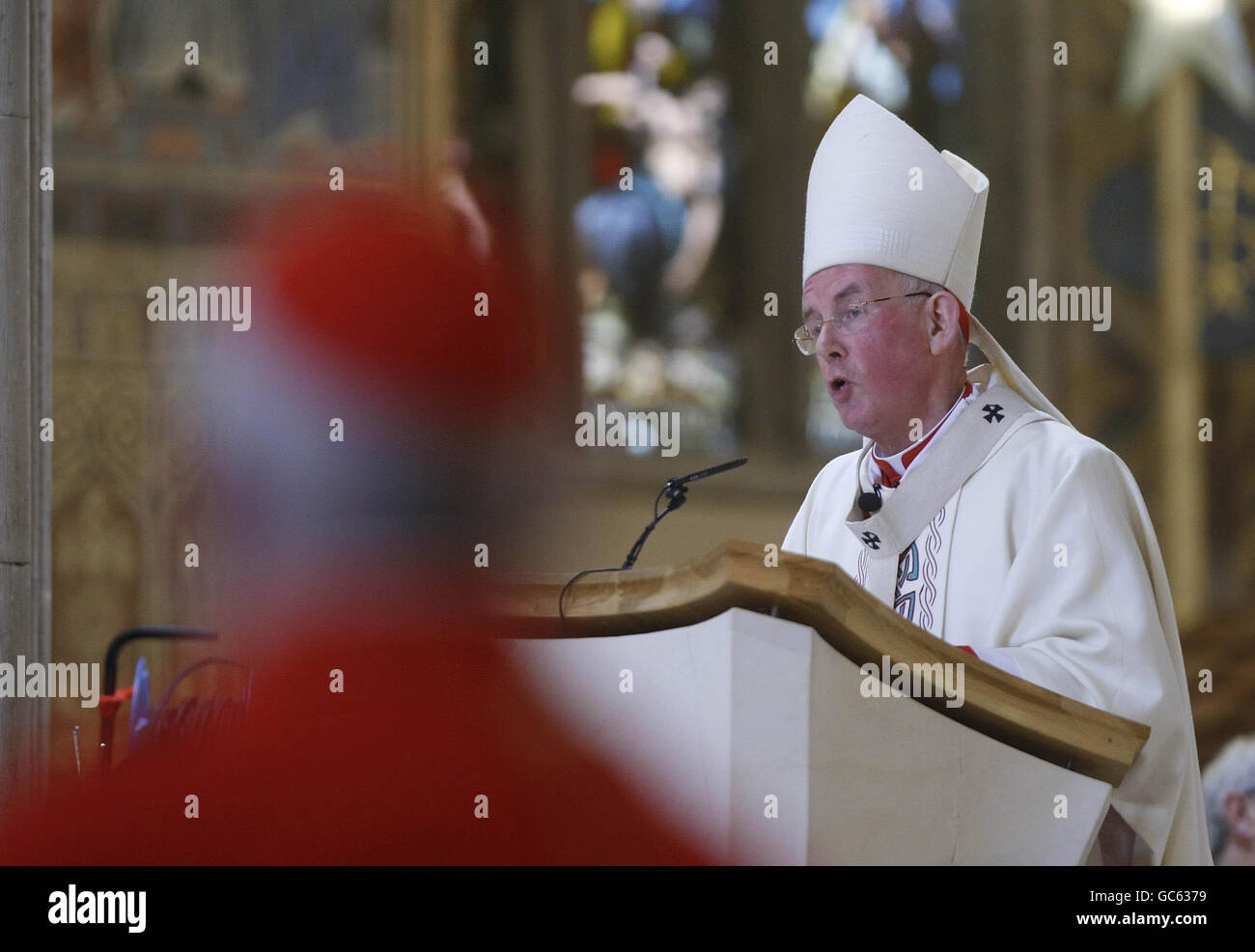 Cardinal Cahal Daly funeral Stock Photo - Alamy