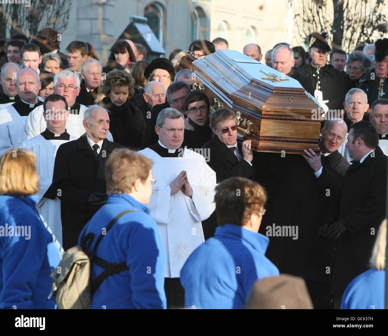 Cardinal Cahal Daly funeral Stock Photo - Alamy