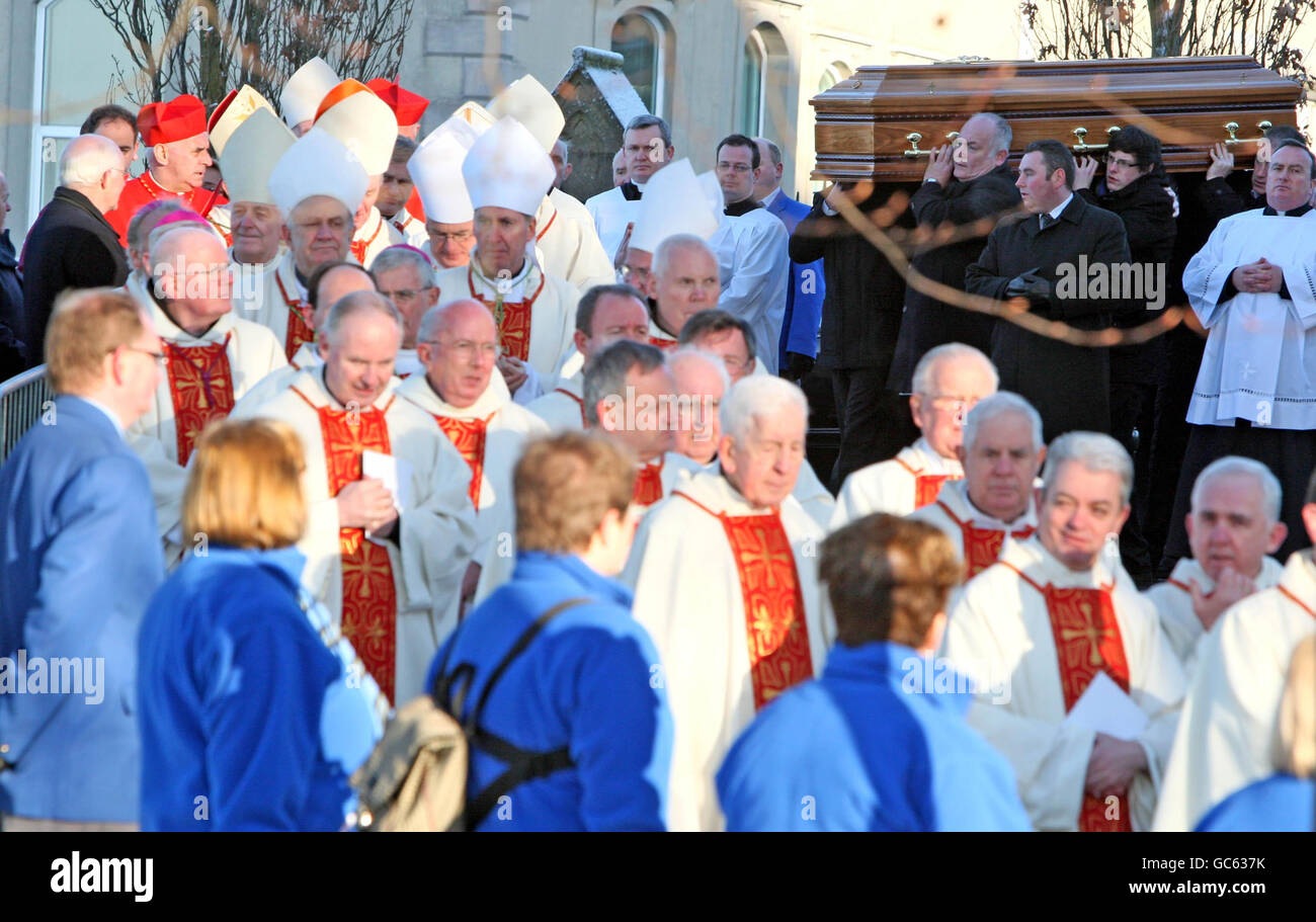 The funeral of Cardinal Cahal Daly, former Catholic Primate of all ...