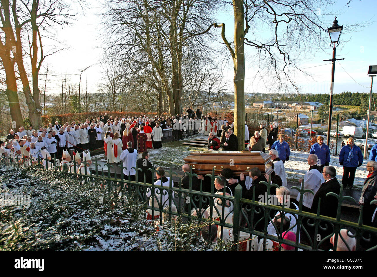 Cardinal cahal daly funeral hi-res stock photography and images - Alamy