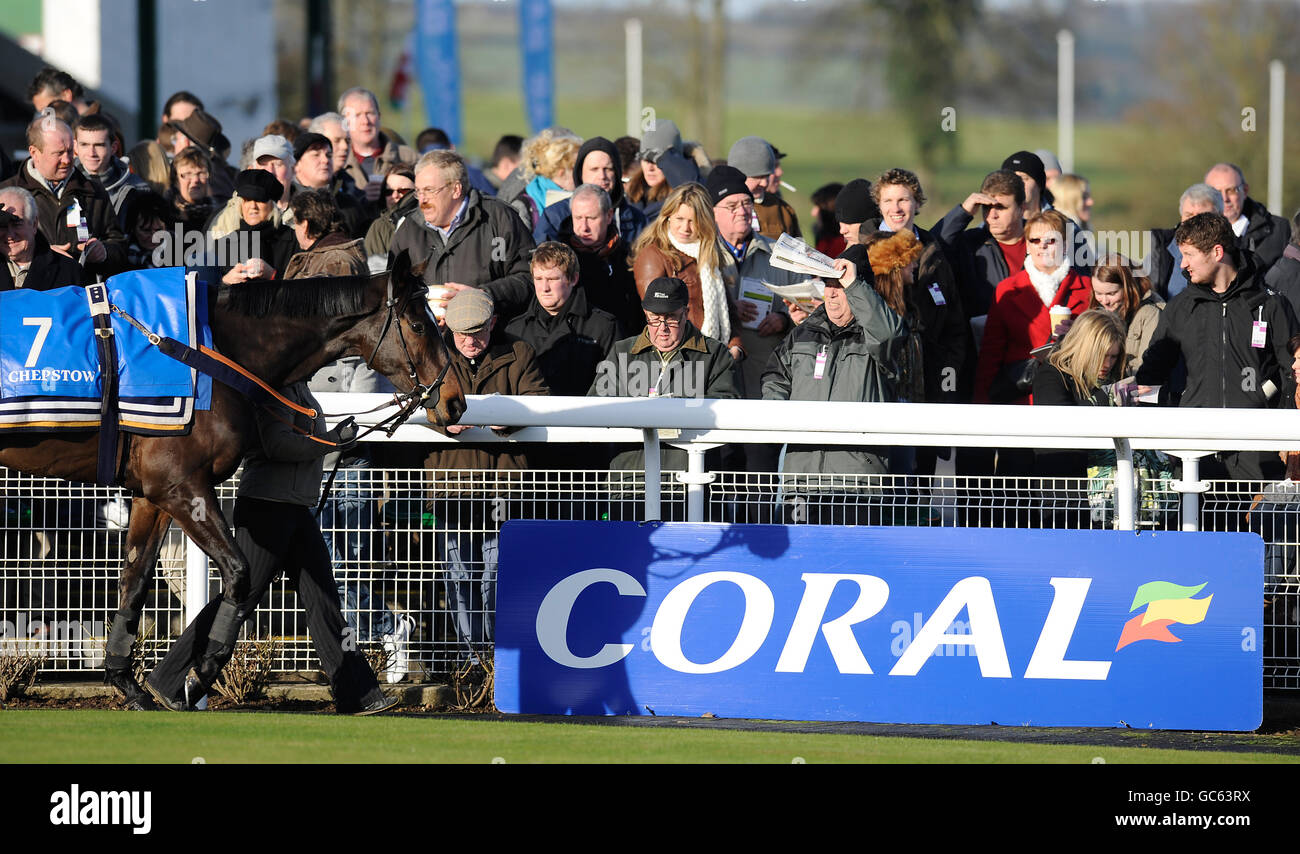 Coral advert advertising board gv general view hi-res stock photography ...