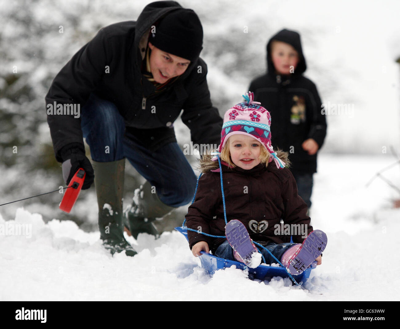 Old push sled hi-res stock photography and images - Alamy