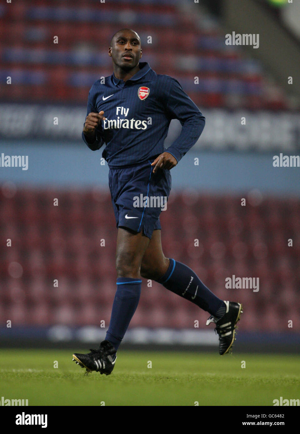 Arsenal's Sol Campbell during the reserve game at Upton Park, London ...