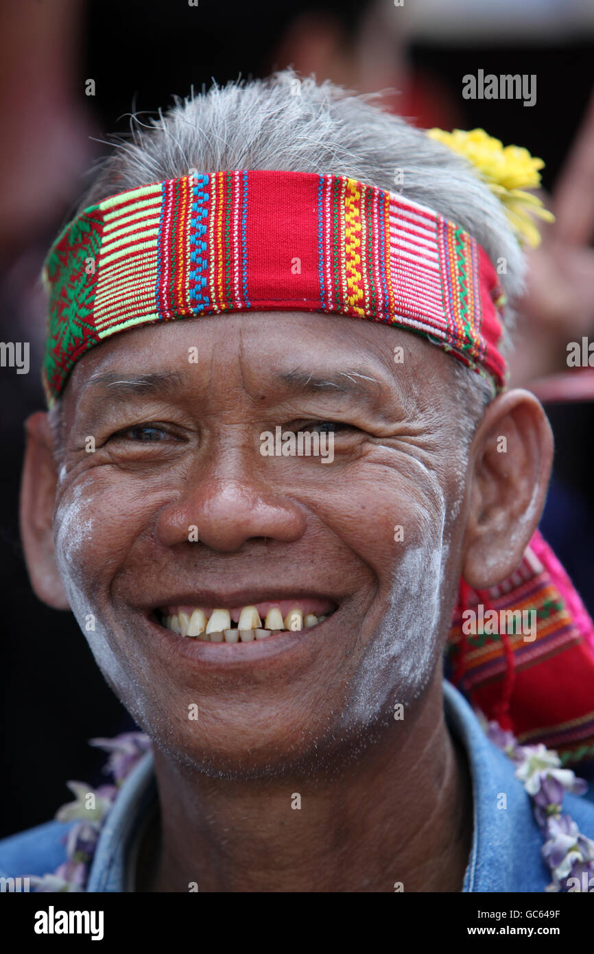 People at the Bun Bang Fai Festival or Rocket Festival in the City of ...