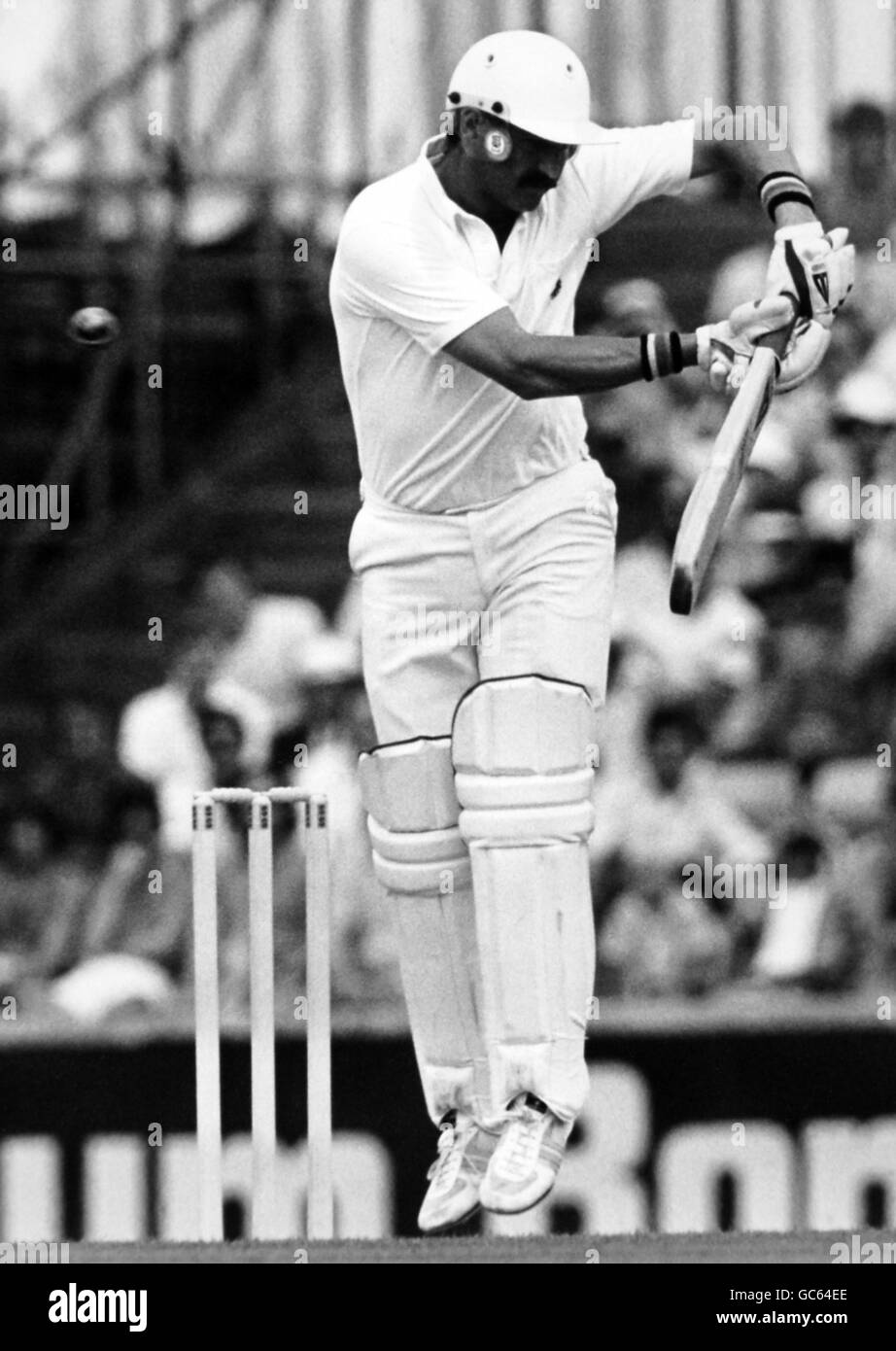 Australia batsman Black and White Stock Photos & Images - Alamy