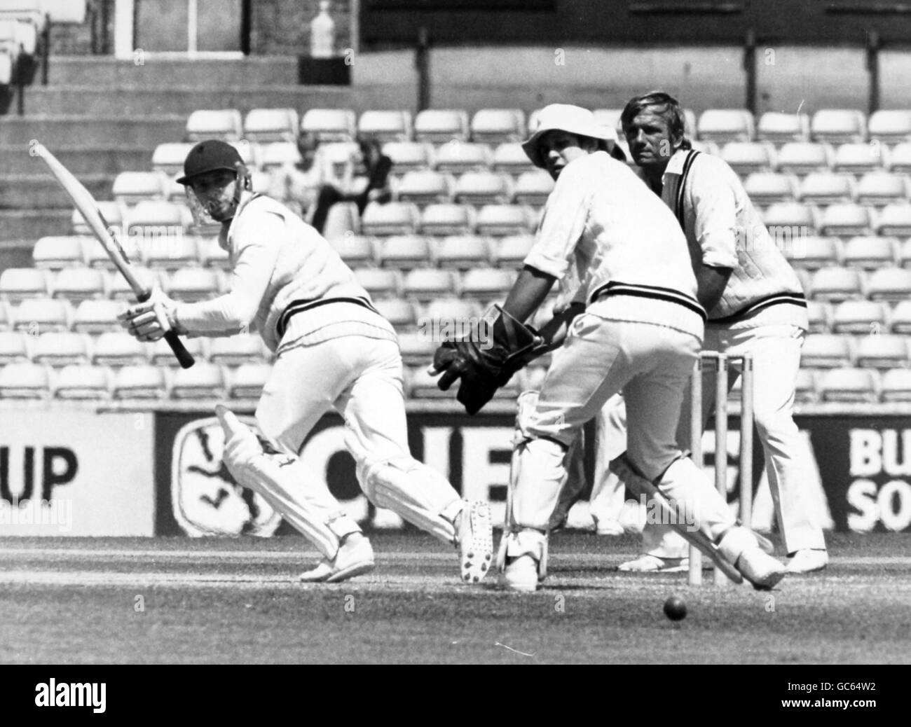 Surrey batsman Black and White Stock Photos & Images - Alamy