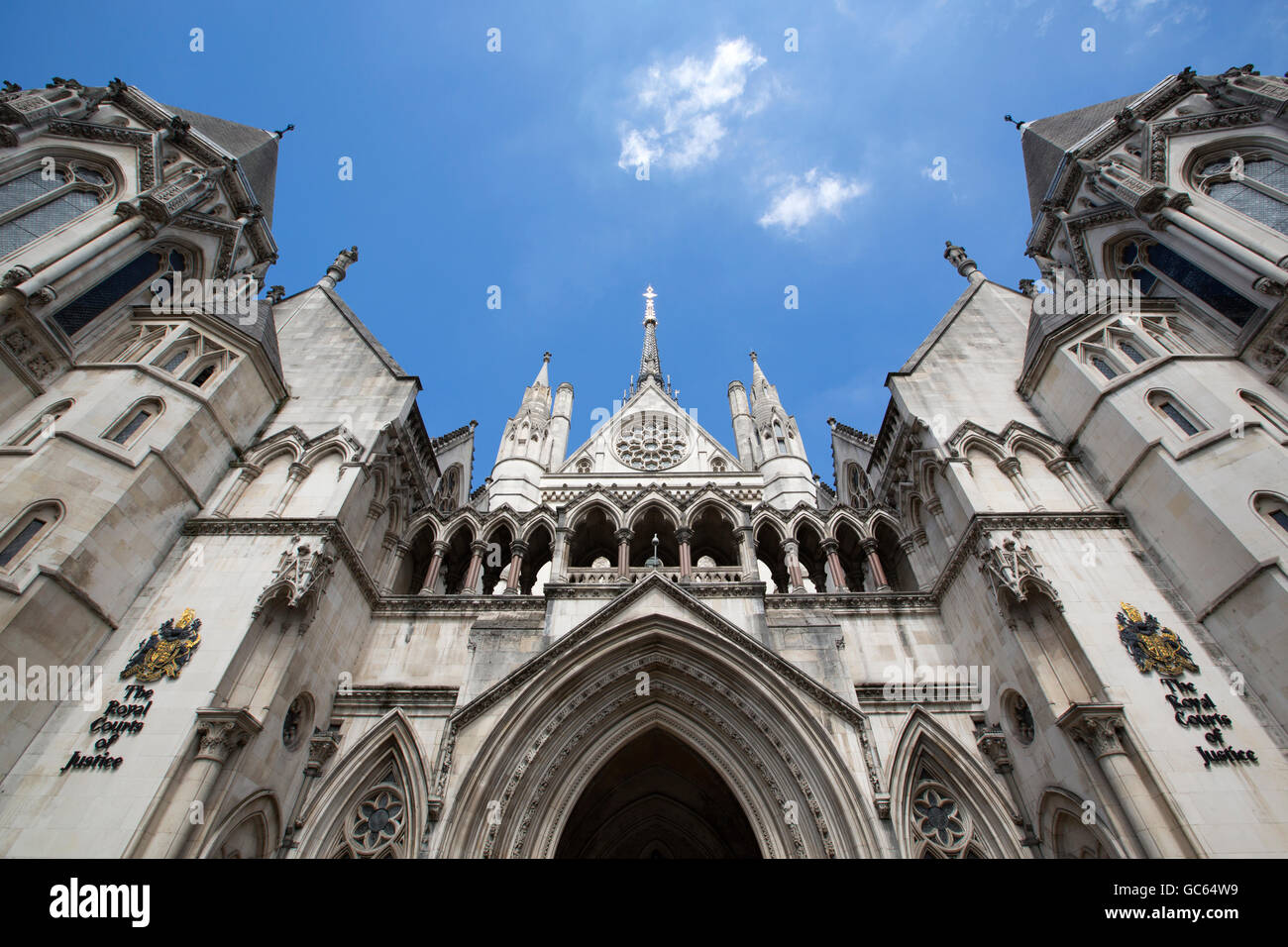 The Royal Courts of Justice, High Court, London, England, UK Stock ...