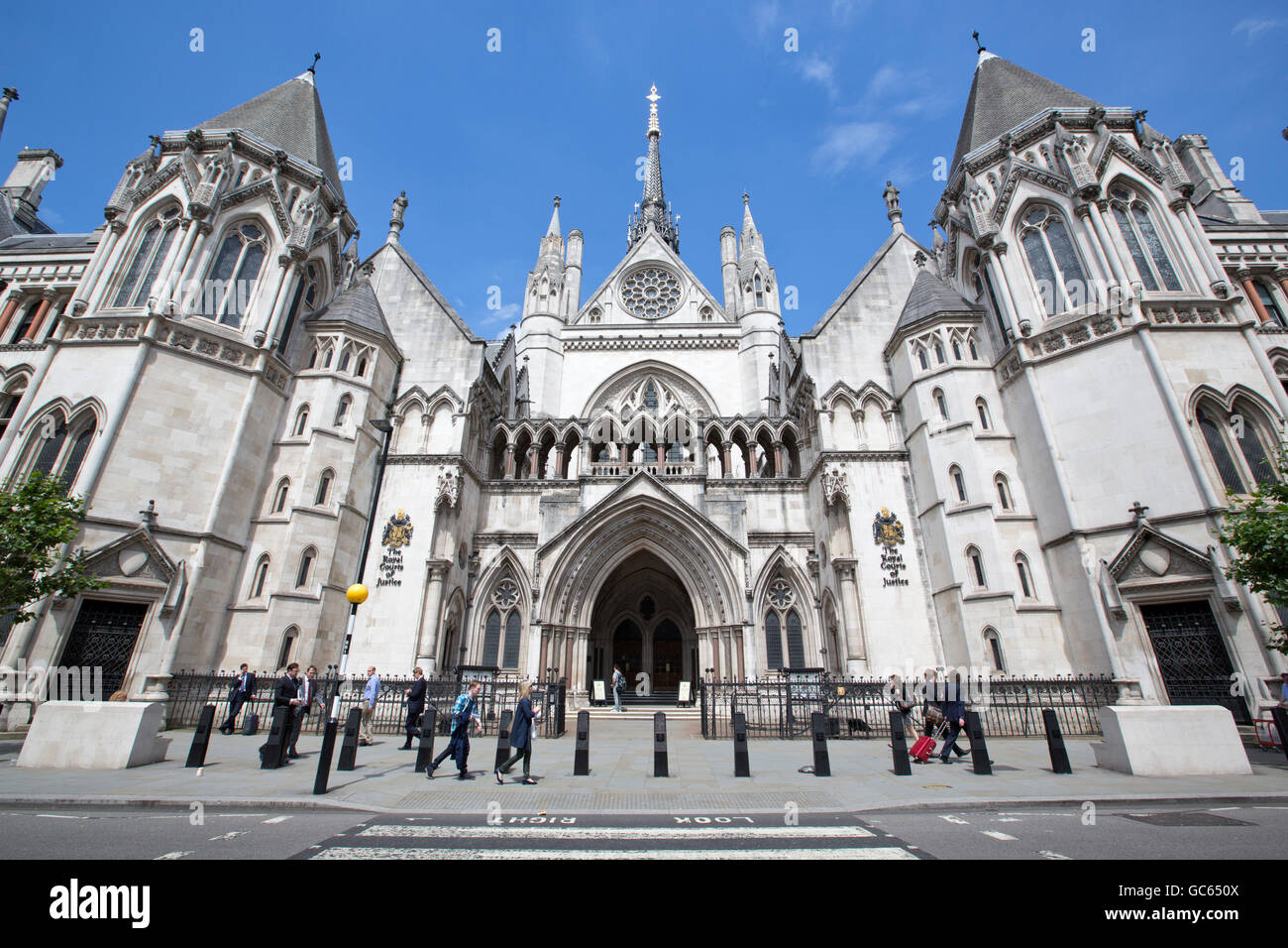 The Royal Courts of Justice, High Court, London, England, UK Stock ...