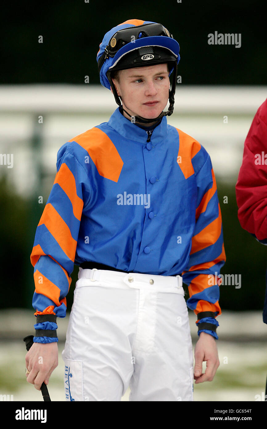 Horse Racing - Southwell Racecourse. Paul Pickard, Jockey Stock Photo ...
