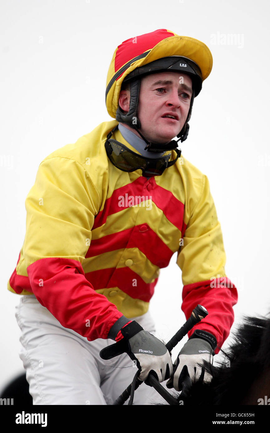 Horse Racing - Southwell Racecourse. Graham Gibbons, Jockey Stock Photo ...