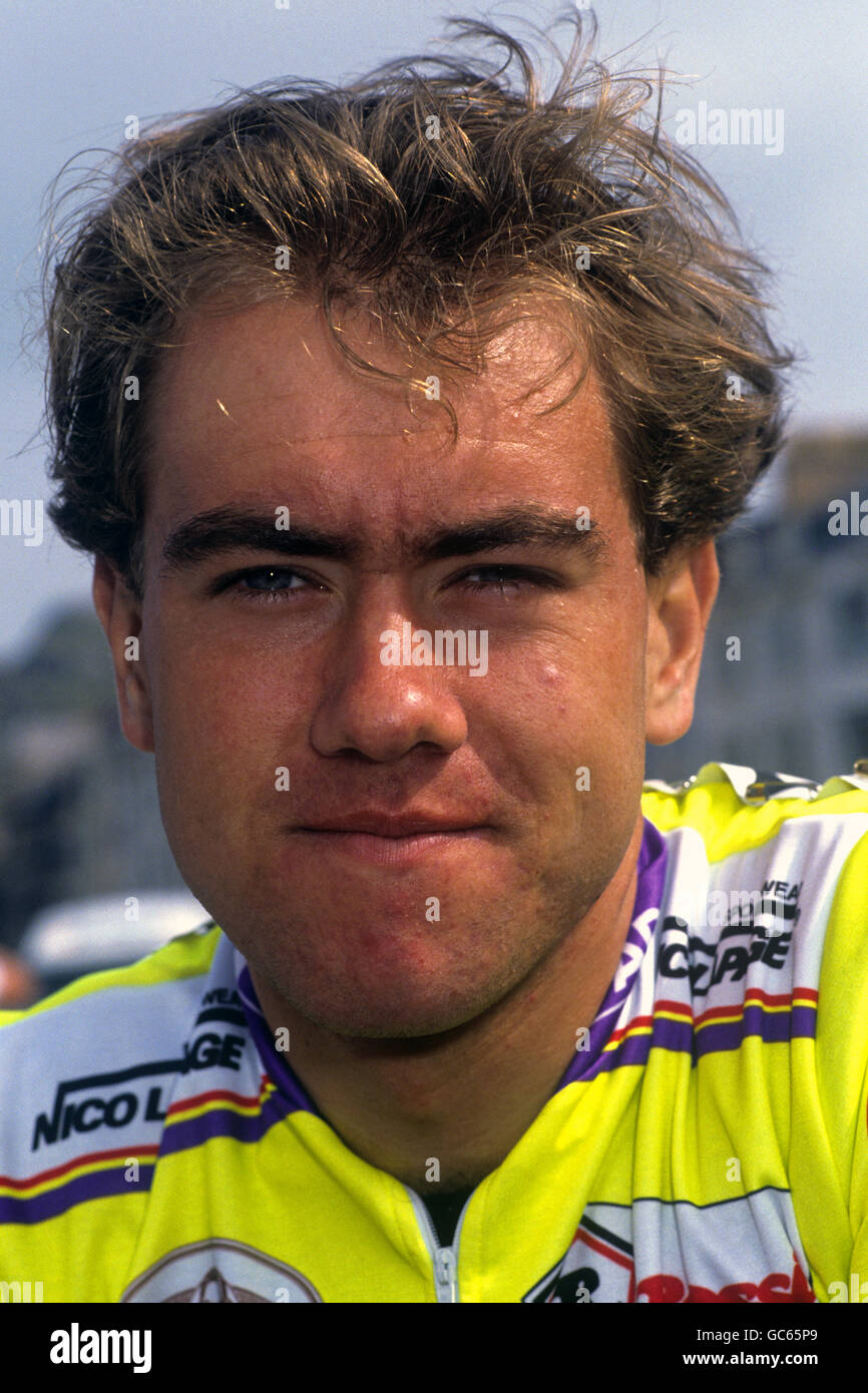 Cycling - Milk Race 1990. Cyclist Colin Sturgess, of the Tulip ...