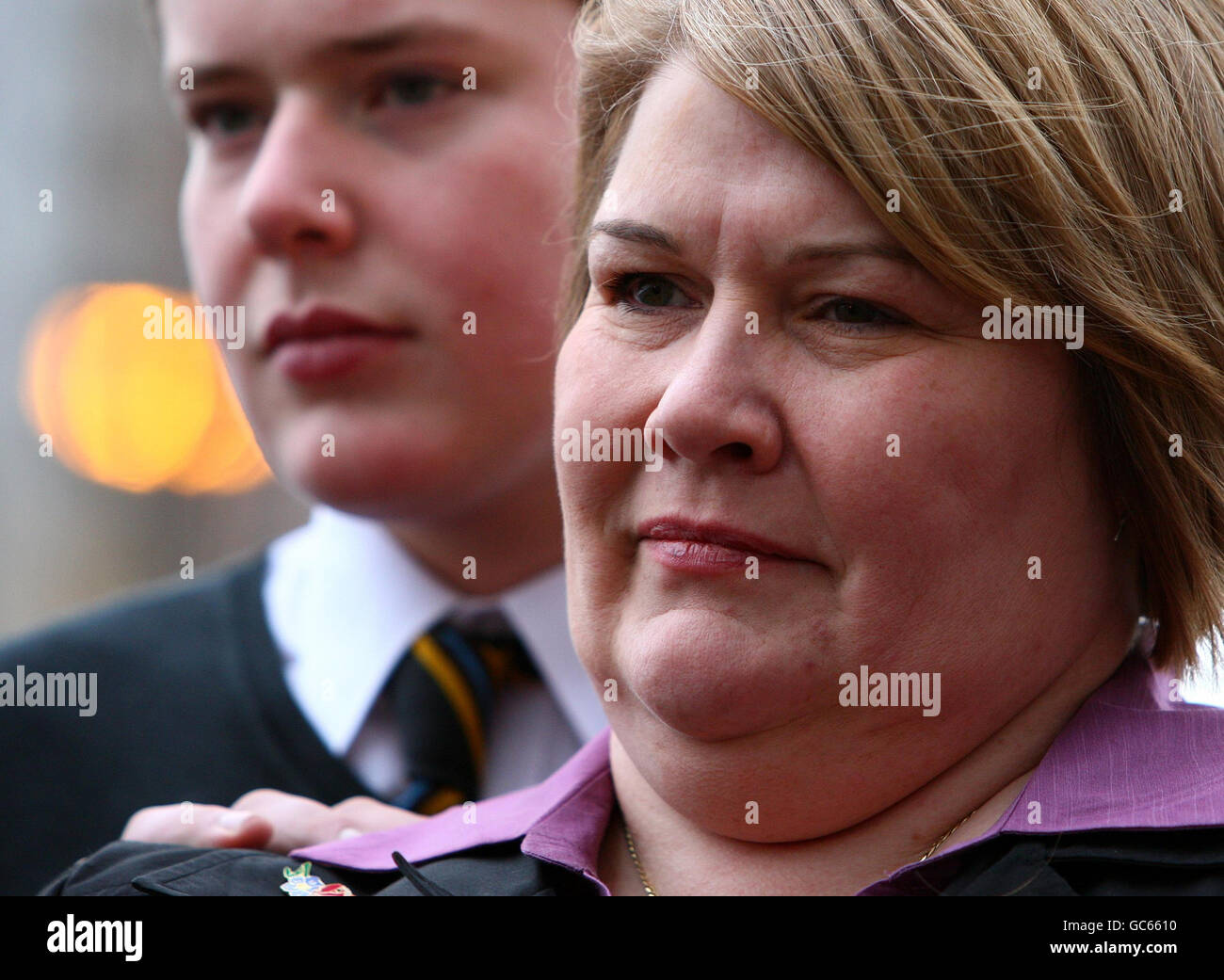 Sandra Warden and son David, whose daughter and sister Rachel Warden ...
