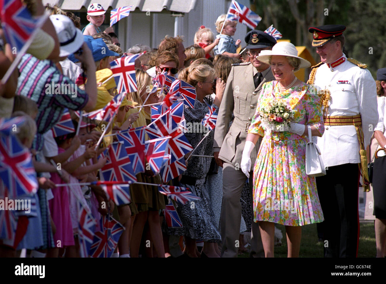Royalty - Queen Elizabeth II Visit to Cyprus Stock Photo - Alamy