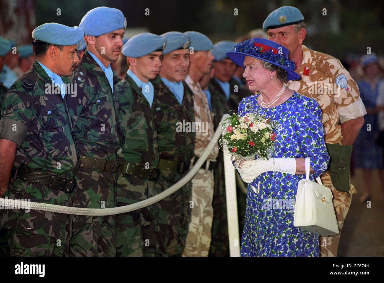 Queen elizabeth ii visit cyprus hi-res stock photography and images - Alamy