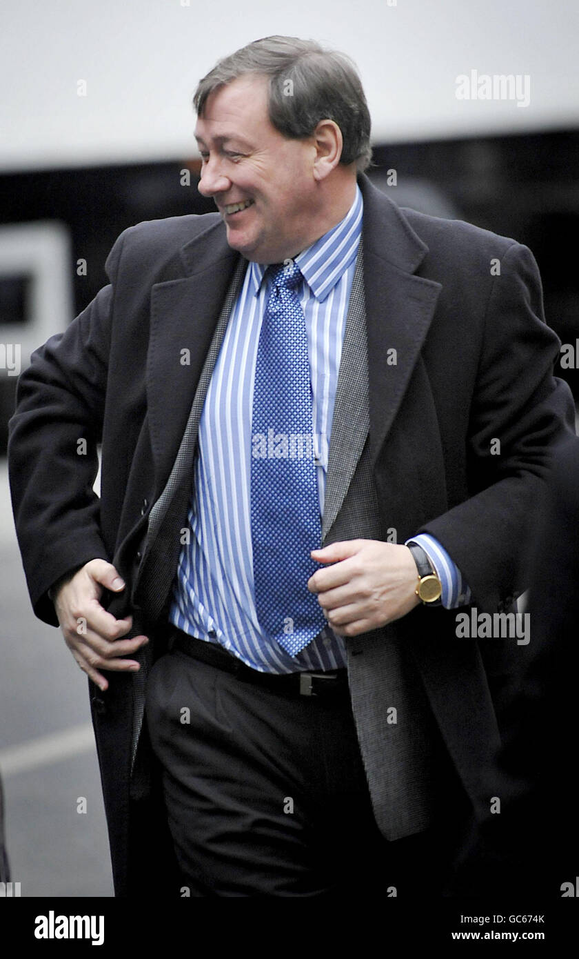 Chief executive of Portsmouth Football Club Peter Storrie arrives at ...