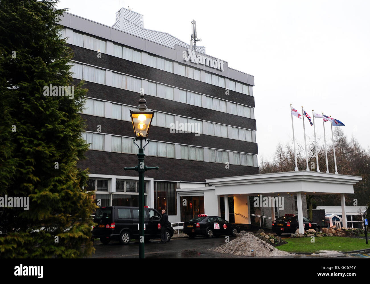 The Gosforth Marriott Hotel, Newcastle, where players from the ...