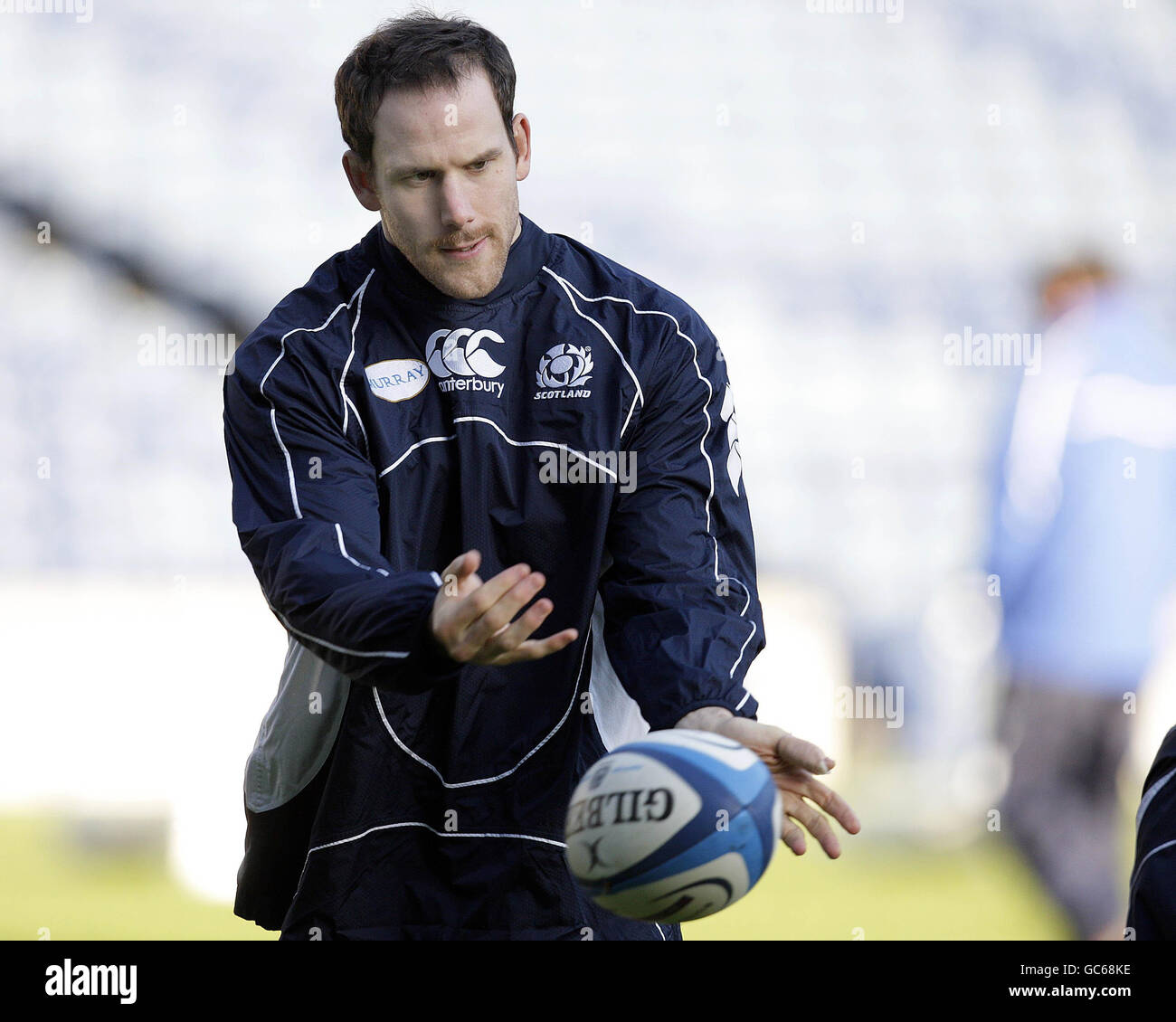 Graeme morrison training session murrayfield hi-res stock photography ...