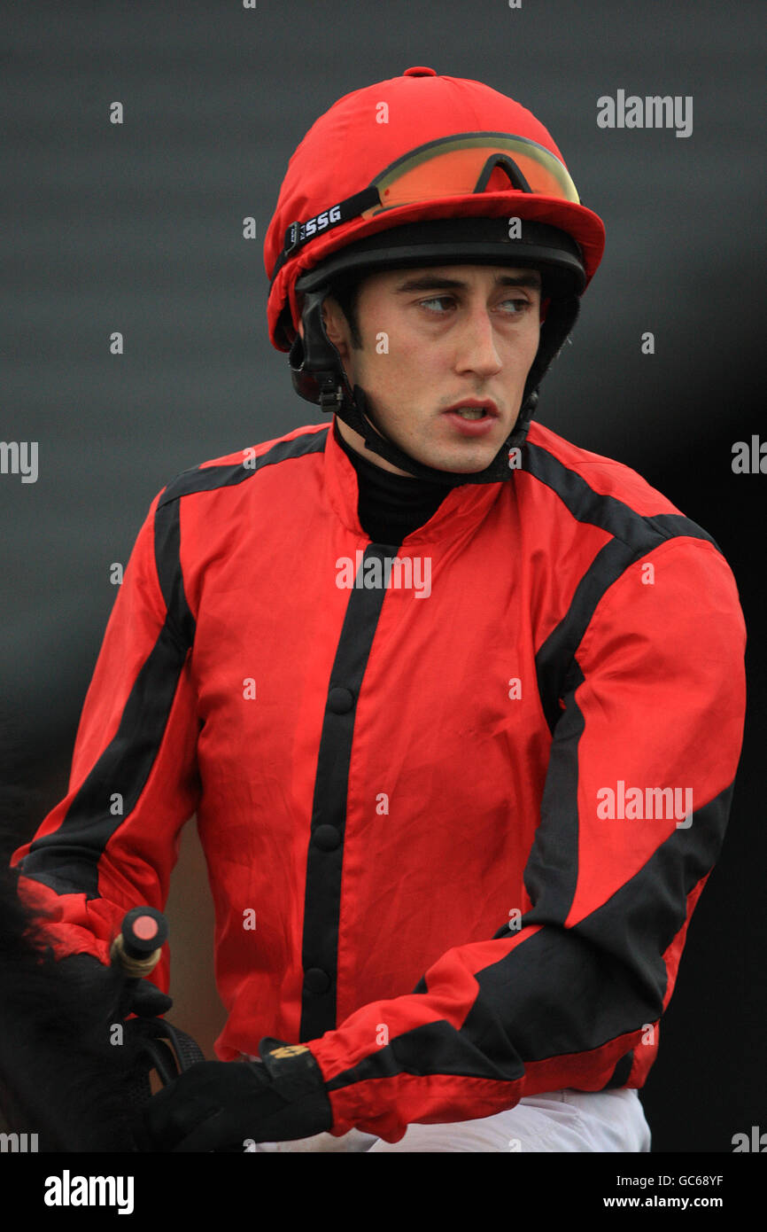 Jockey chris catlin at southwell racecourse hi-res stock photography ...
