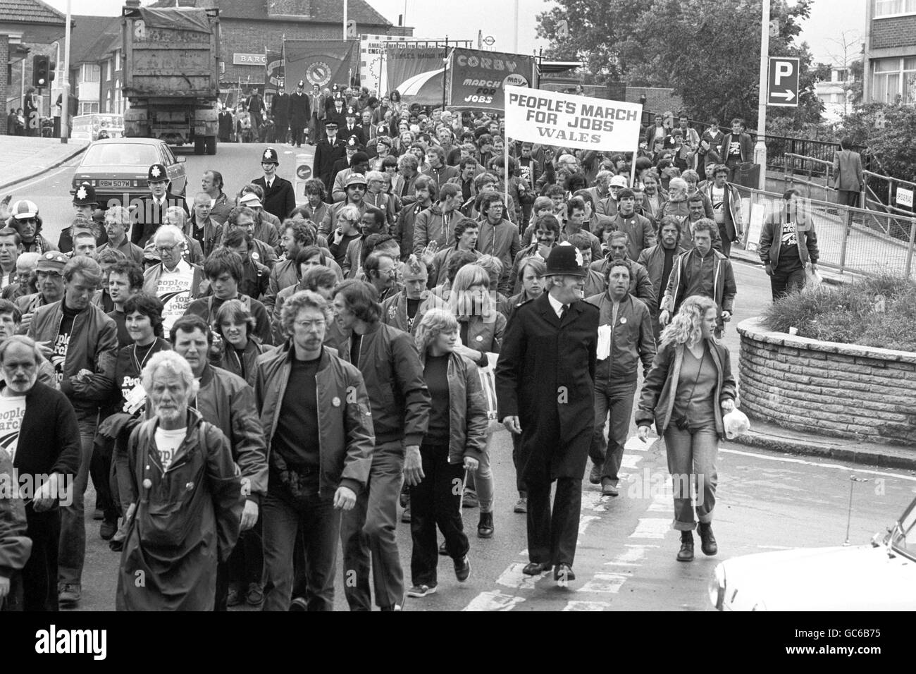 March for jobs 1981 hi-res stock photography and images - Alamy