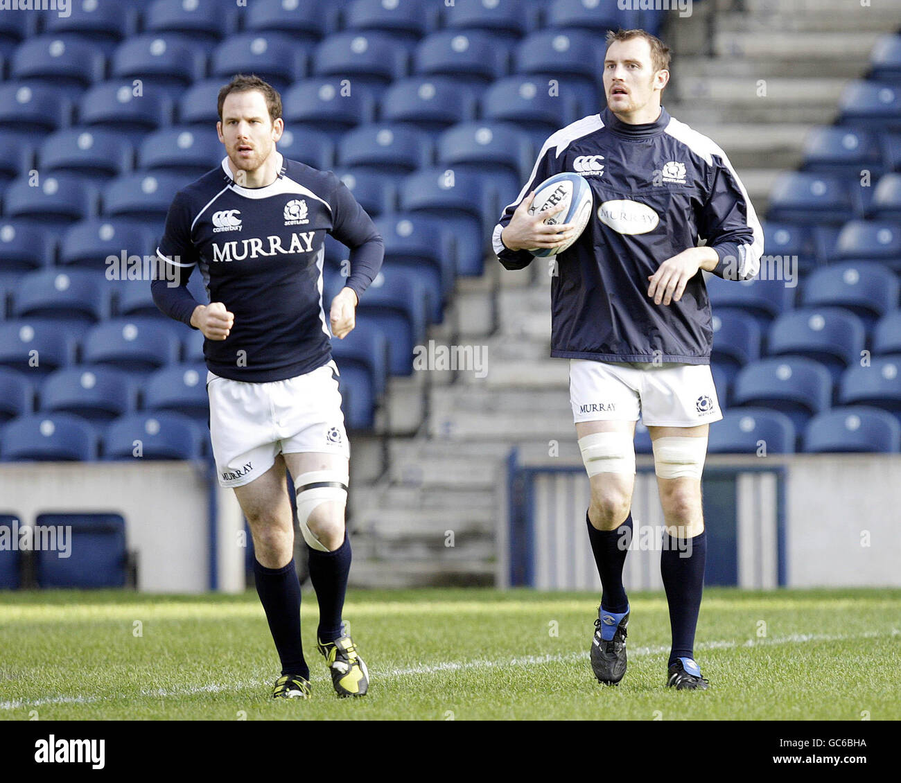 Rugby Union - Scotland Captain's Run - Murrayfield Stock Photo - Alamy
