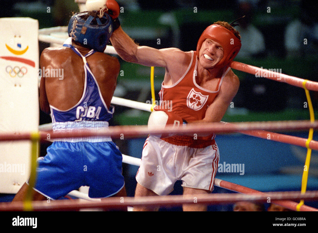 MICHAEL CARRUTH-OLYMPIC BOXER Stock Photo - Alamy
