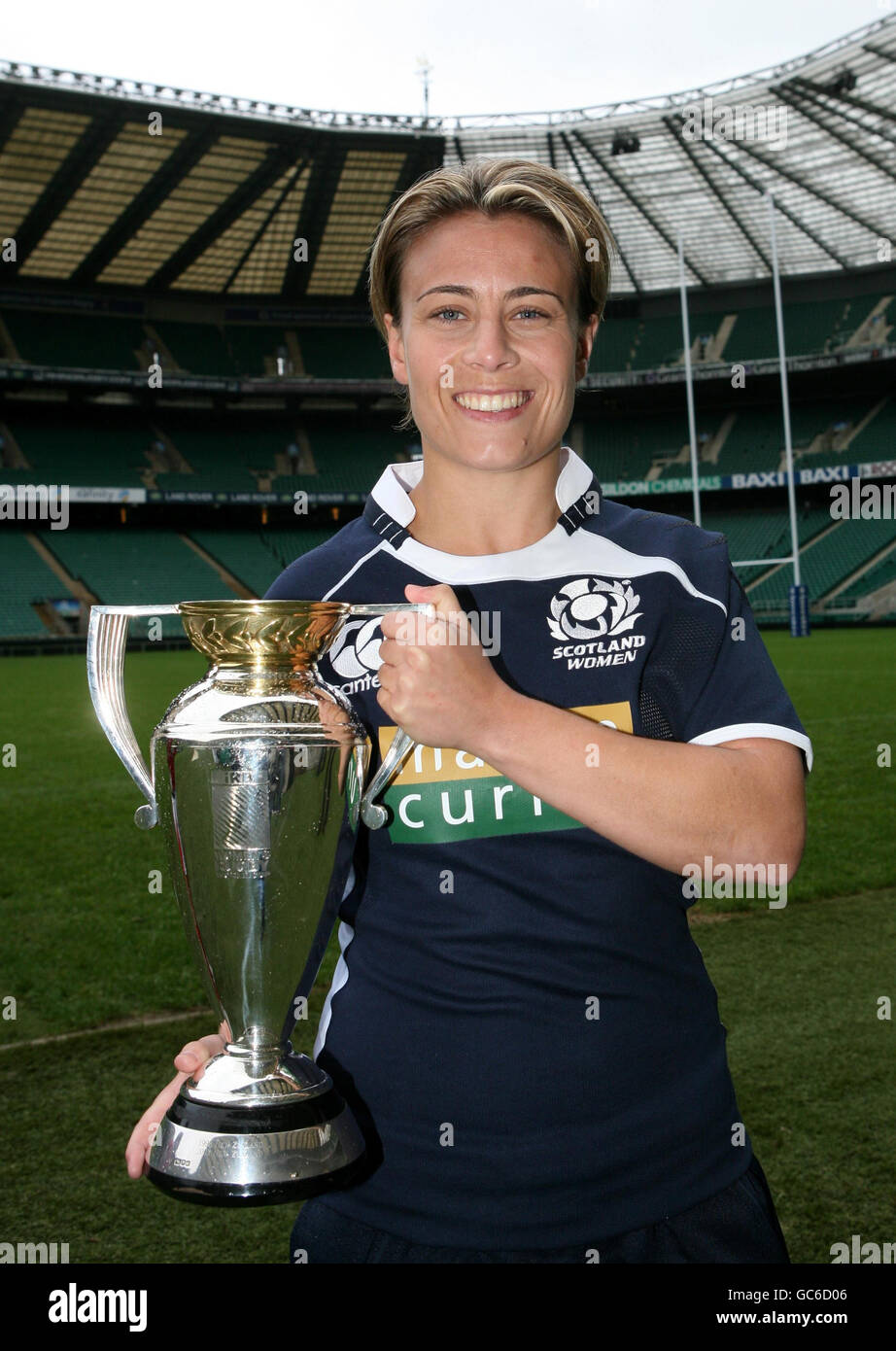Women rugby union world cup trophy hi-res stock photography and images ...